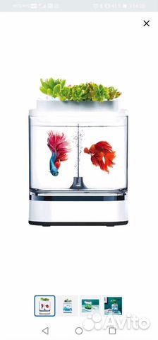 Акваферма Xiaomi Geometry Mini Lazy Fish Tank Pro