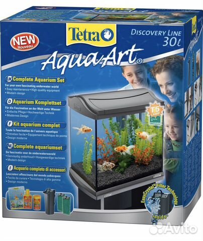 Аквариум tetra aquaart discover line 30 л