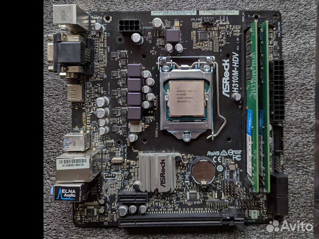 Материнская плата с процессором i5 9400f купить в Одинцово ...